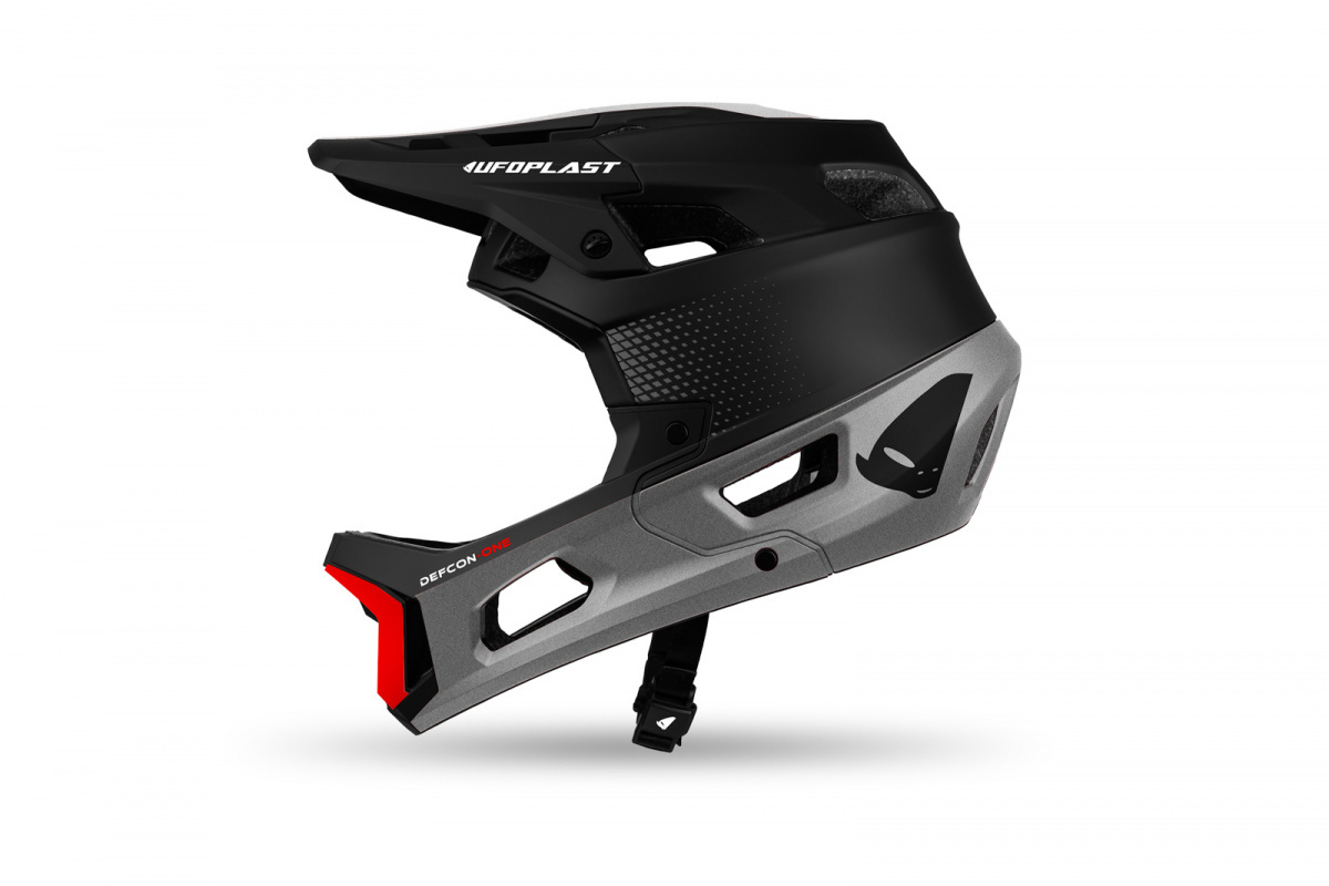 Kiiver MX/Enduro UFO Plast Defcon-One, must/hall S - Velt Motocenter